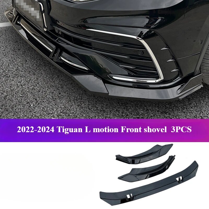 Для Volkswagen 17-24 Tiguan L22/23 модифицированный спортивный внешний вид Black Knight x принадлежности для внешней отделки автомобиля motion Front shovel