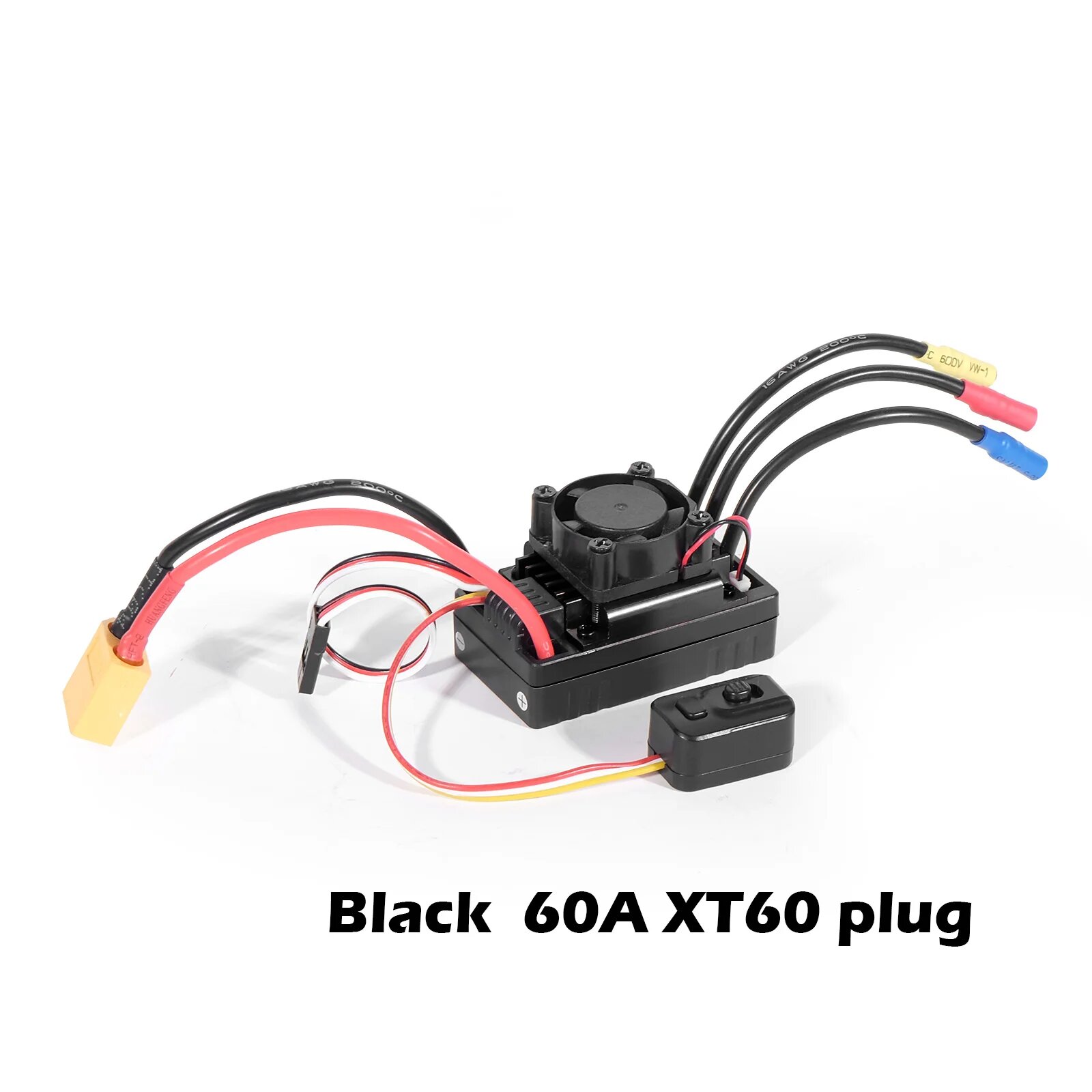 ZDRACING 60A ESC черный XT60 для RC