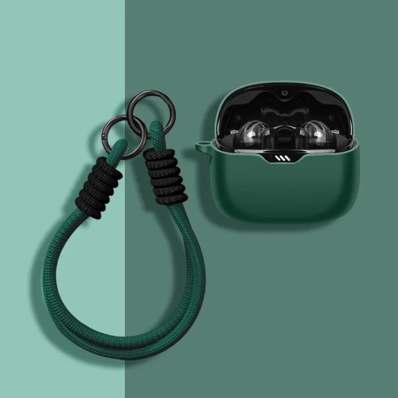 Силиконовый чехол для наушников JBL Tune Beam/Beam2/Buds/Buds 2 For JBL TUNE BEAM2, Green