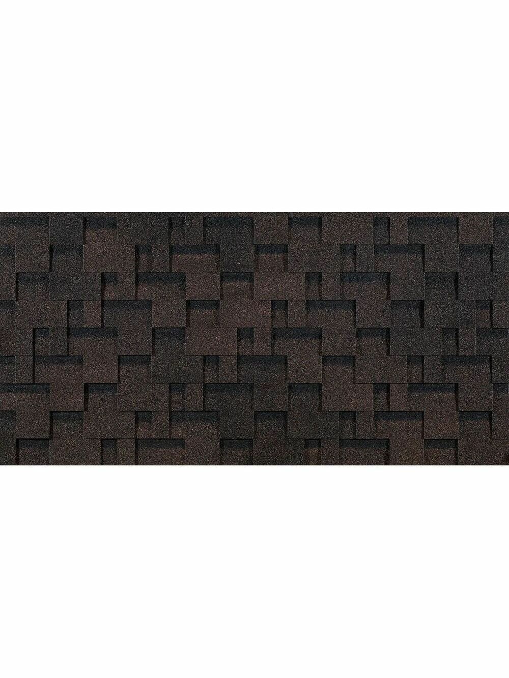 Гибкая черепица DOCKE PIE EURASIA лабиринт коричневый ZRKP-1023