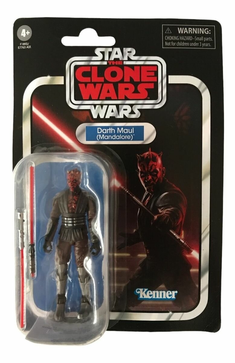 Фигурка Hasbro Star Wars, винтажная коллекция: Дарт Мол, Атака клонов, 3,75 дюйма