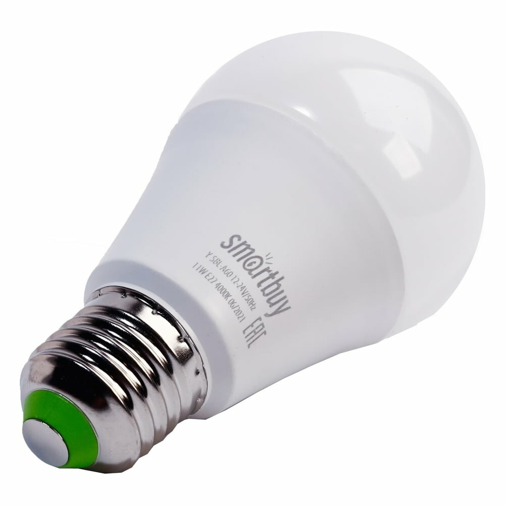Светодиодная LED лампа Smartbuy A60_12-24В-11W00/E27 SBL-A60_12-24-11-40K-E27