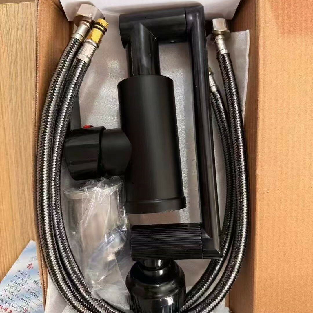 Кран для раковины Lucky Cat с горячей и холодной водой, универсальный поворотный, напорный двухпоточный кухонный смеситель