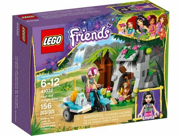 Lego 41032 Friends Джунгли: Мотоцикл скорой помощи