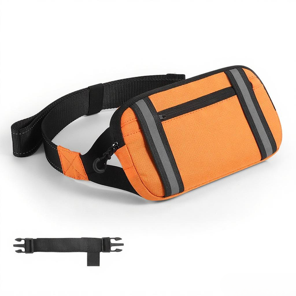 Сумка для бега Сумка для езды Поясная сумка Ременная сумка Сумка для активного отдыха Грудная сумка Мотоциклетная сумка Сумка для хранения мобильных телефонов, черный, фиолетовый, синий, темно-зеленый, оранжевый, полиэстер ПУ+ПВХ+нилон, длина ремня макс.