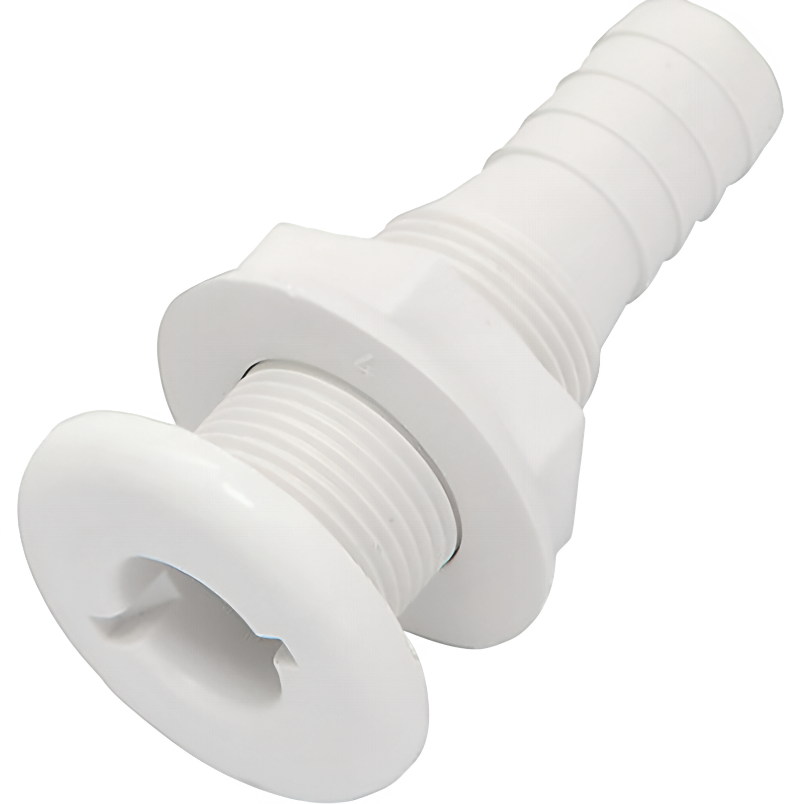 Стакан дренажный/штуцер Osculati с гайкой 1/2' пластик (17.322.01)