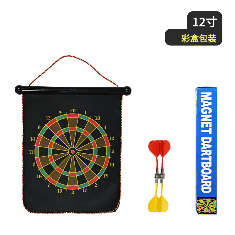 【Двусторонний магнитный набор для игры в дартс, игрушка для детей, мультяшный, для отдыха и соревнований, в наличии, оптовая продажа】