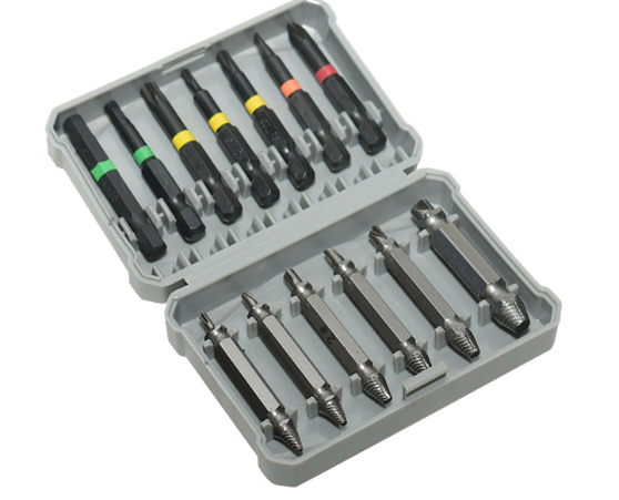 13 шт. мини-инструмент для удаления поврежденных болтов, стальная сломанная скорость, экстрактор поврежденных винтов, сверло, набор экстракторов для скользких сломанных, поврежденных и ржавых винтов