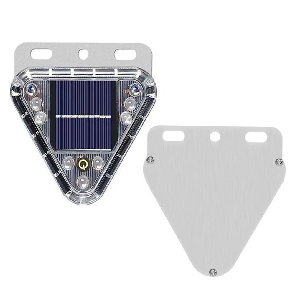 Многоцветный проблесковый маячок на хвосте грузовика, светодиодный солнечный предупредительный световой сигнал, магнитный сенсорный переключатель для предотвращения столкновений, беспроводной стробоскоп, треугольная лампа