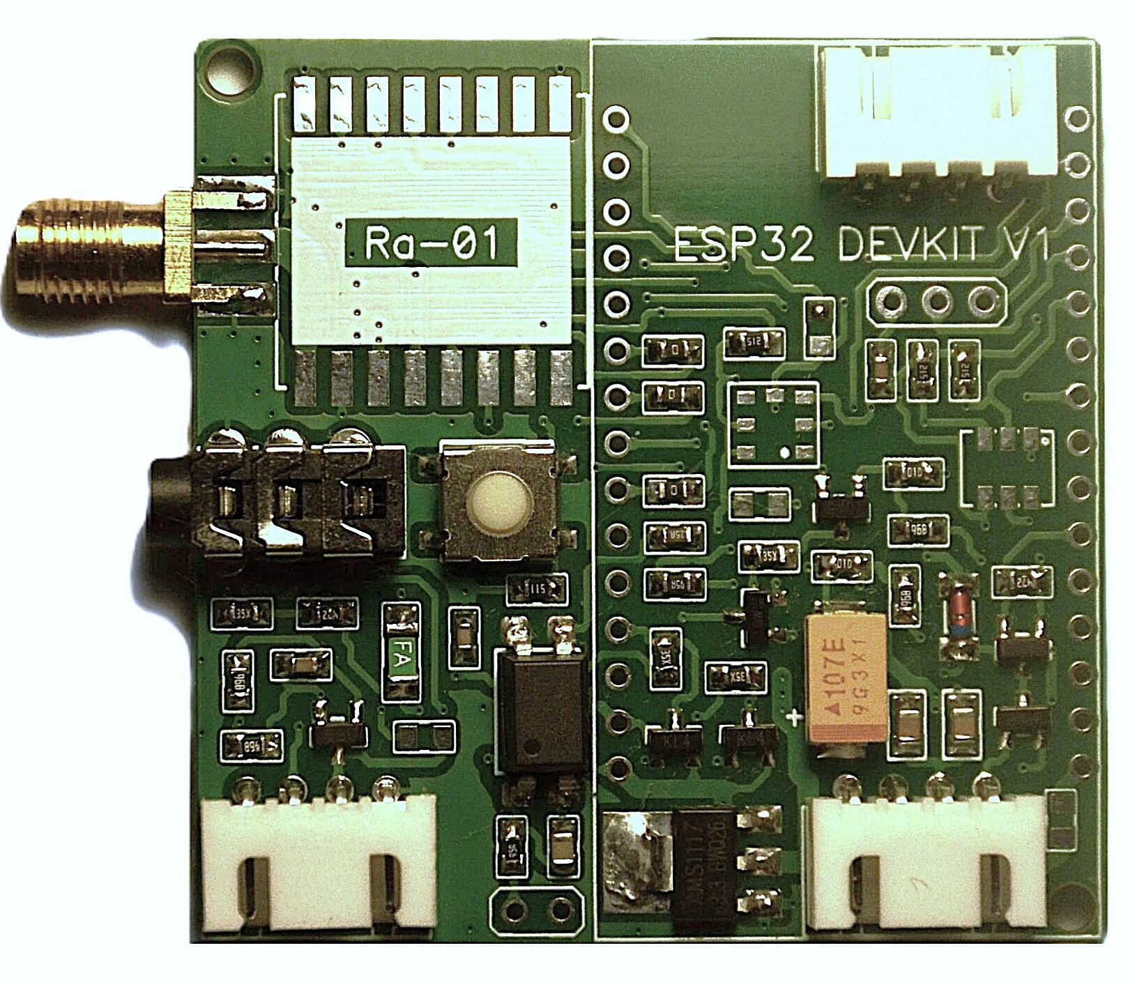 Модуль LoraNode для LoRa/LoraWAN/Meshtastic 433МГц (ESP32DEVKIT 30pin + Ra-01)