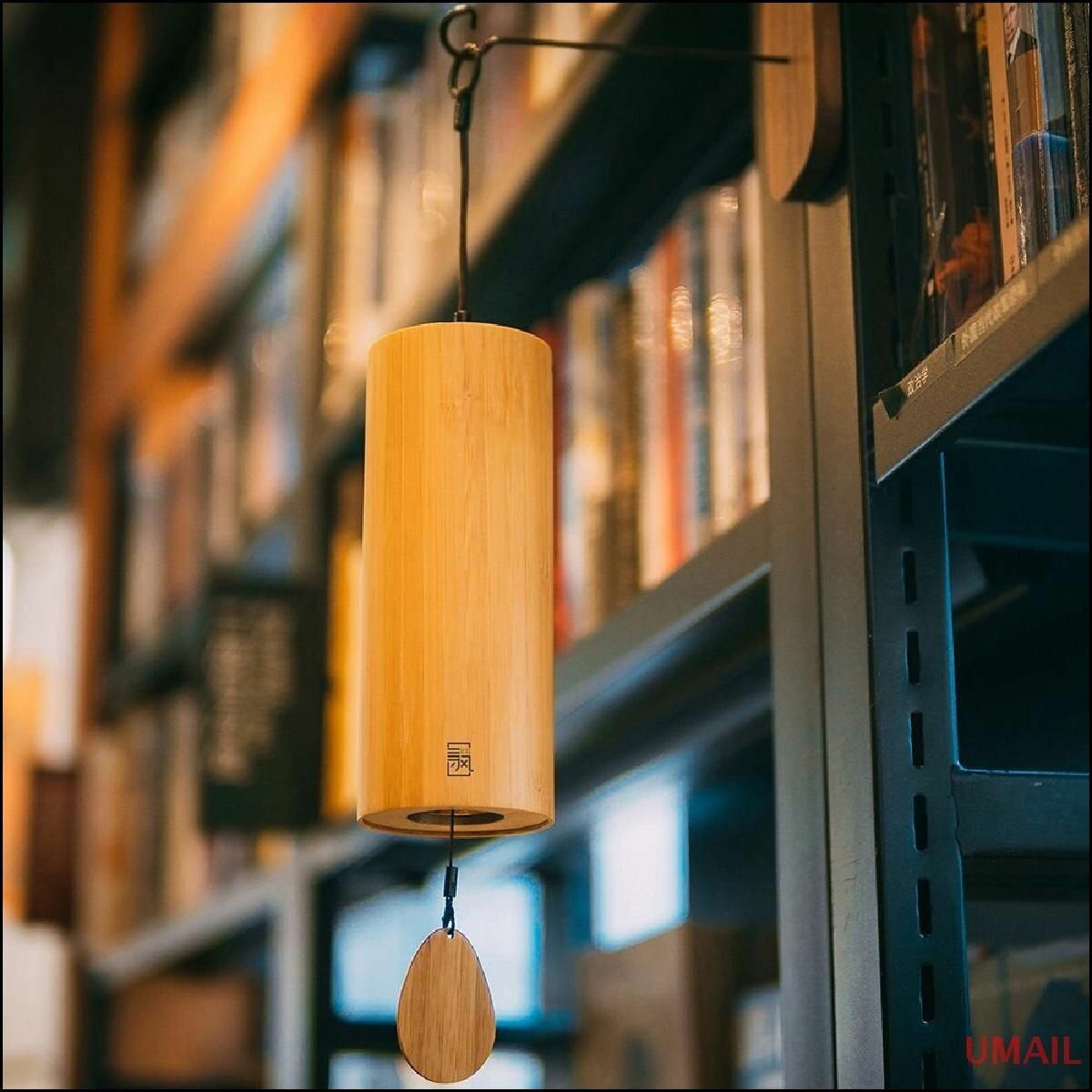 Струнные духовые колокольчики с музыкальными нотами, украшение для медитации в японском стиле, бамбуковые духовые колокольчики во внутреннем дворе, аккордовая композиция DFAG