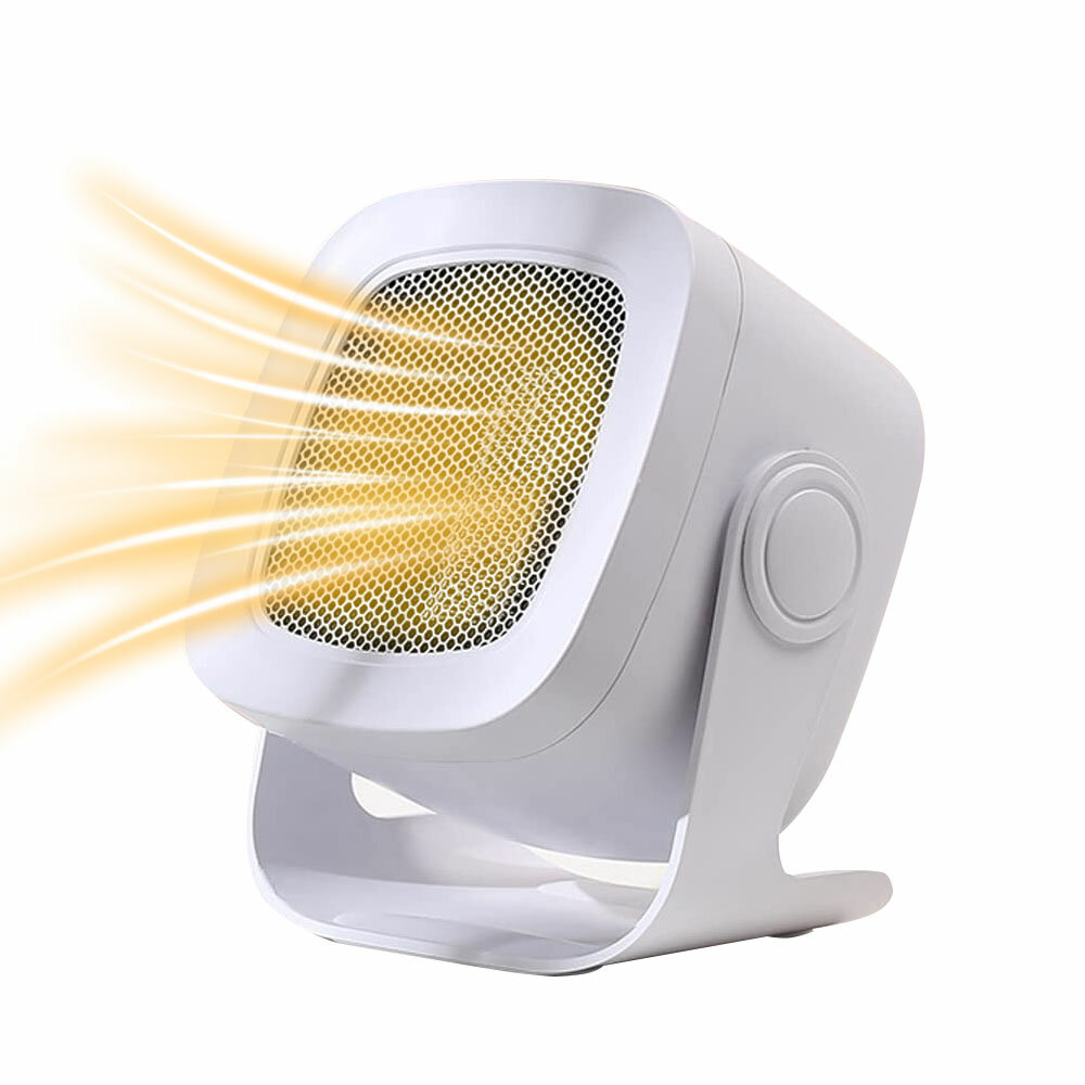 Электрический обогреватель потоковый 400-800Вт PTC керамический нагрев 90° широкий угол подачи воздуха циркулирующий поток теплого воздуха для зимы тип вентиляторного обогревателя площадь применения 11-20㎡ мощность <800вт установка настольная