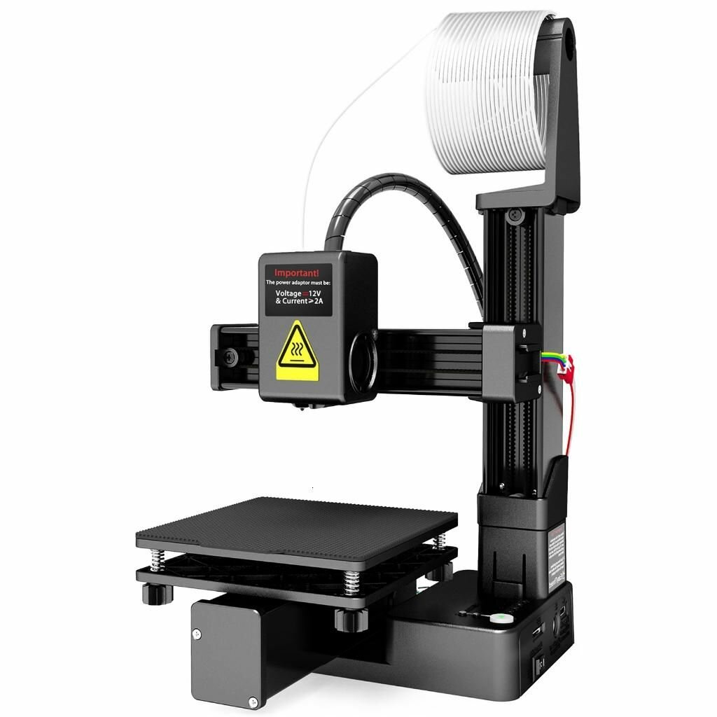 K10 Начальный 3D-принтер 12В, Черный - EU