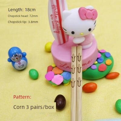 Детские тренировочные палочки для еды из цельного дерева, специально разработанные для малышей и детей ясельного