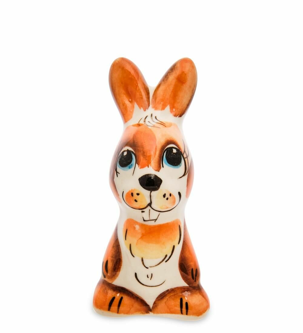 Фигурка Заяц цв. (Гжельский фарфор) A2171281 Народные промыслы, Фарфор