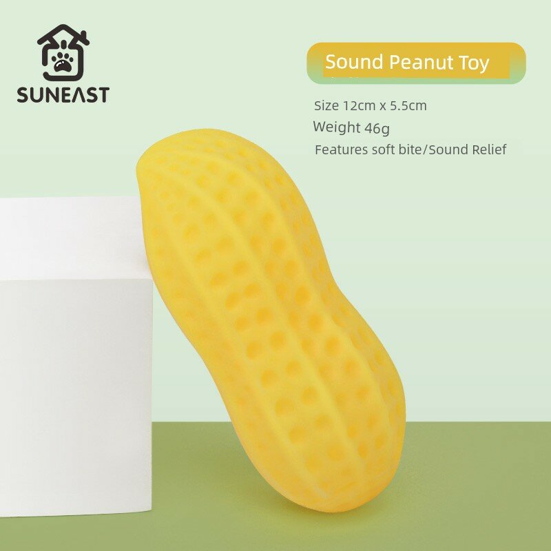 Игрушка для собак со звуком, в форме кукурузы, устойчивая к укусам, подходит для тедди, корги, французского бульдога,