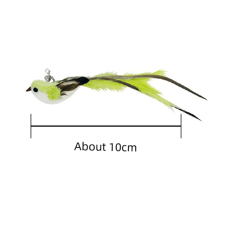 Заменяемая головка в форме птички для игрушки-палки для кошек, размер 6