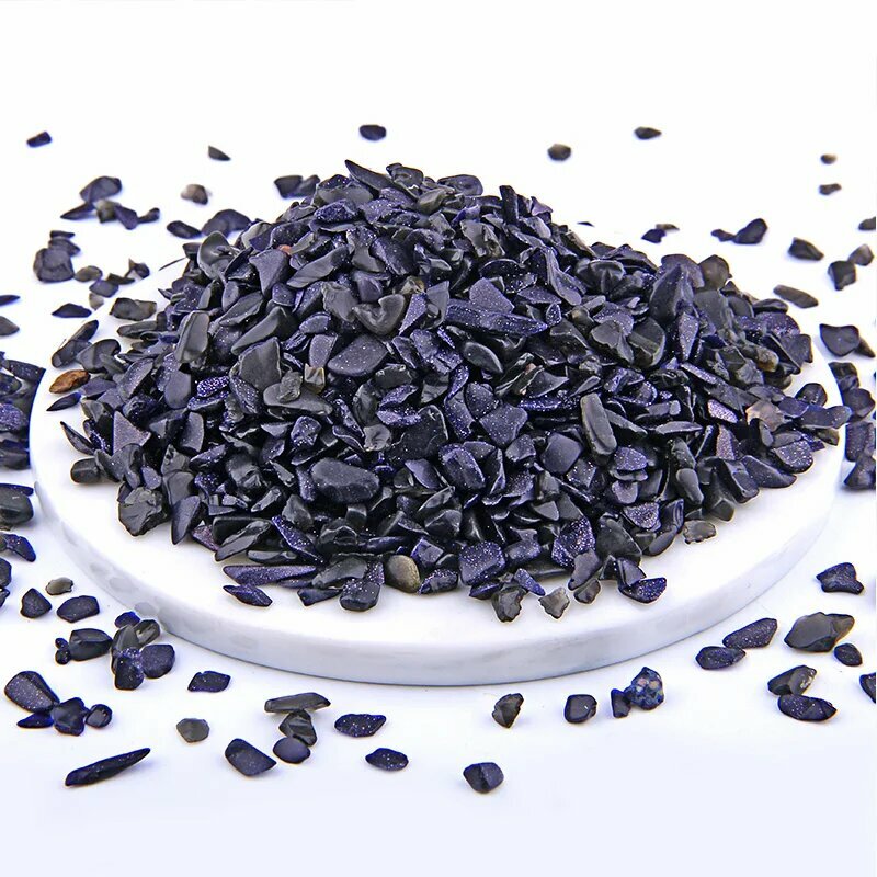 Натуральный камень гравий 3-5 мм для декора 20G, Blue Sandstone