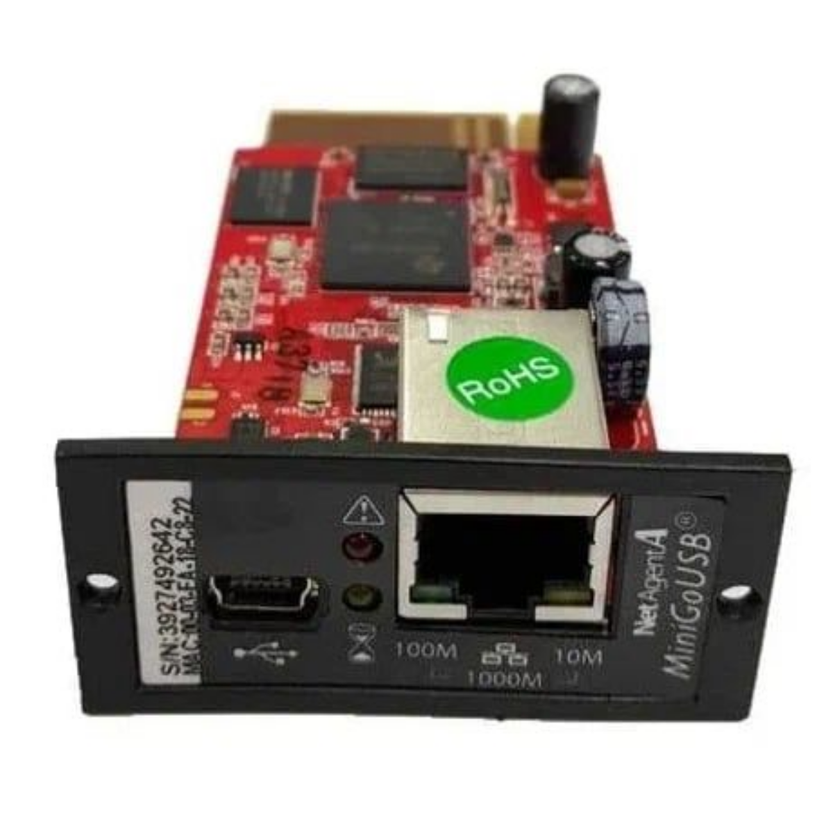 Карта SNMP Импульс DA806 (CNDA806), черный, RJ-45, Mini USB, 6 Вт