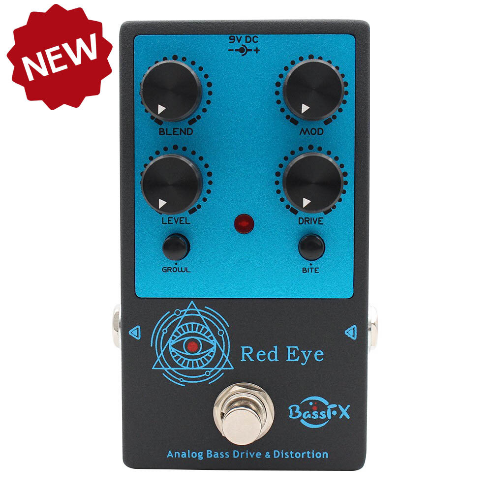 Fanmuzk Red Eye Analog Bass Drive & Distortion (новый)