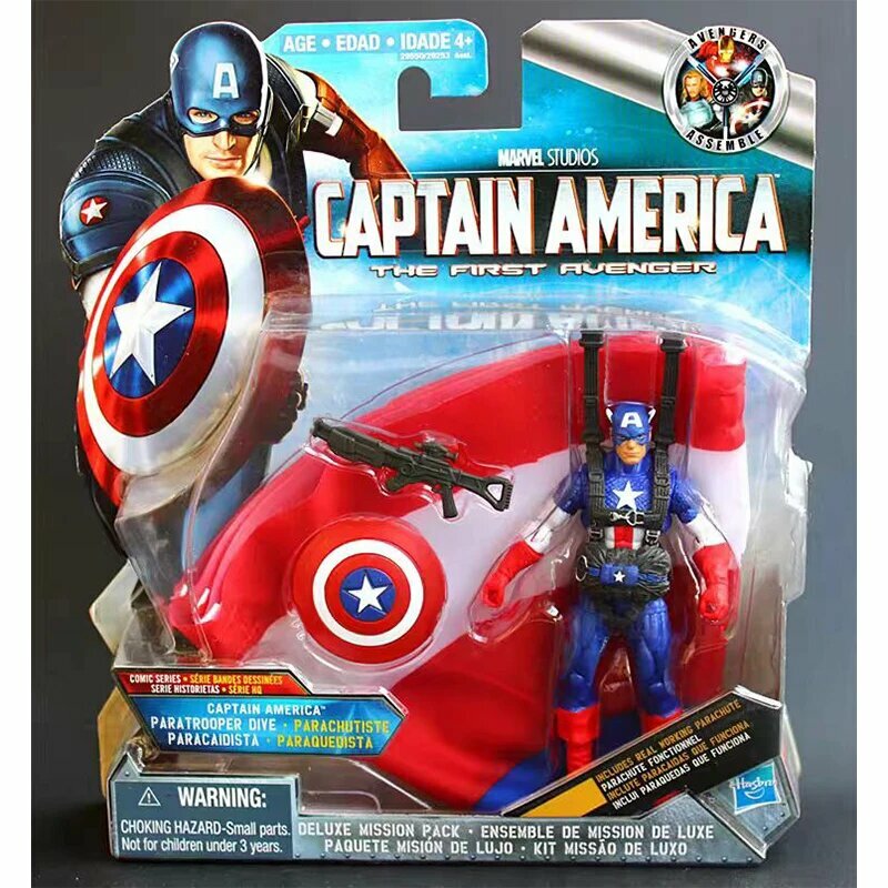 Hasbro Marvel Legends Series Капитан Америка 3.75-дюймовая фигурка