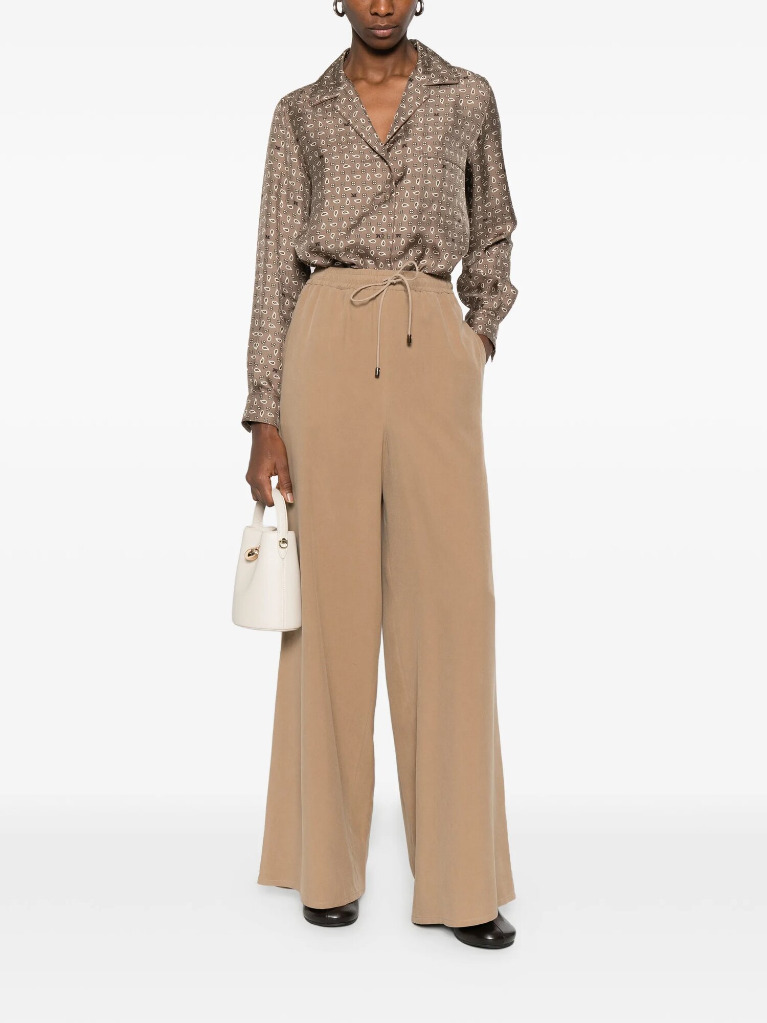 Рубашка Max Mara, размер 38, brown — фото 1
