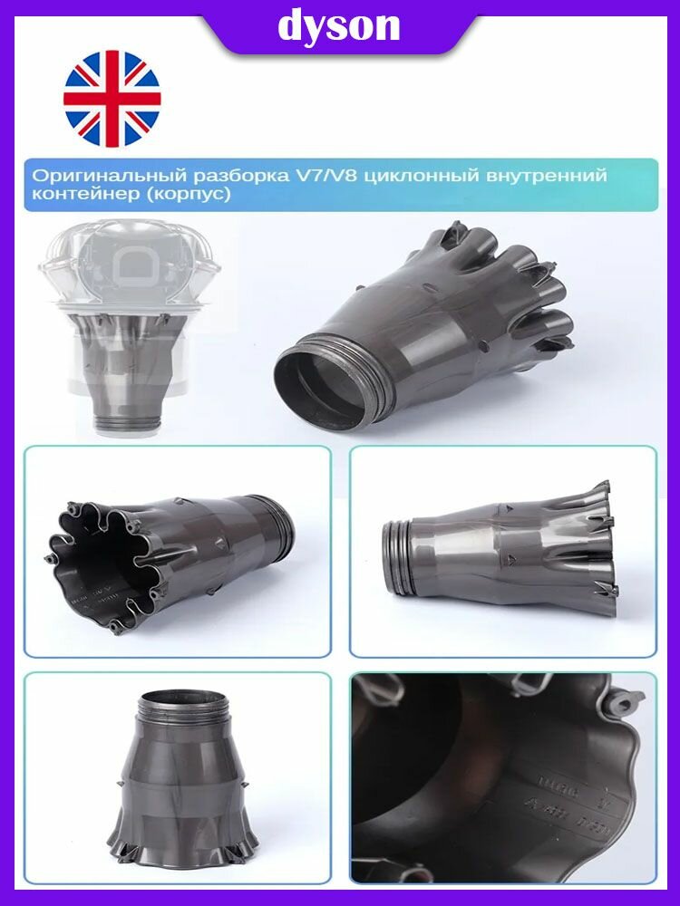 Корпус циклонного вкладыша dyson V7/V8