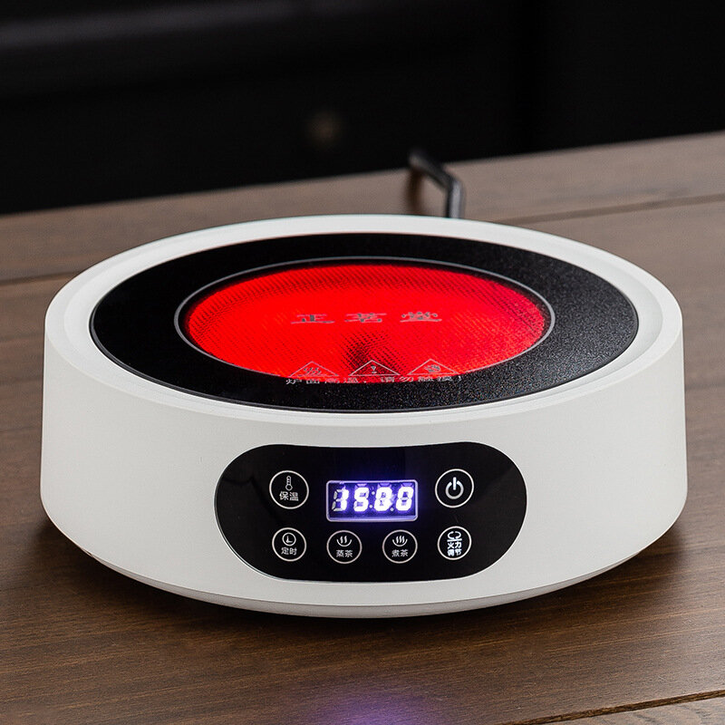 Электрическая керамическая плита Zhengmingtang 1500 Вт для дома, чайник с функцией кипячения воды, интегрированная функция приготовления на пару и кипячения, многофункциональный чайник.