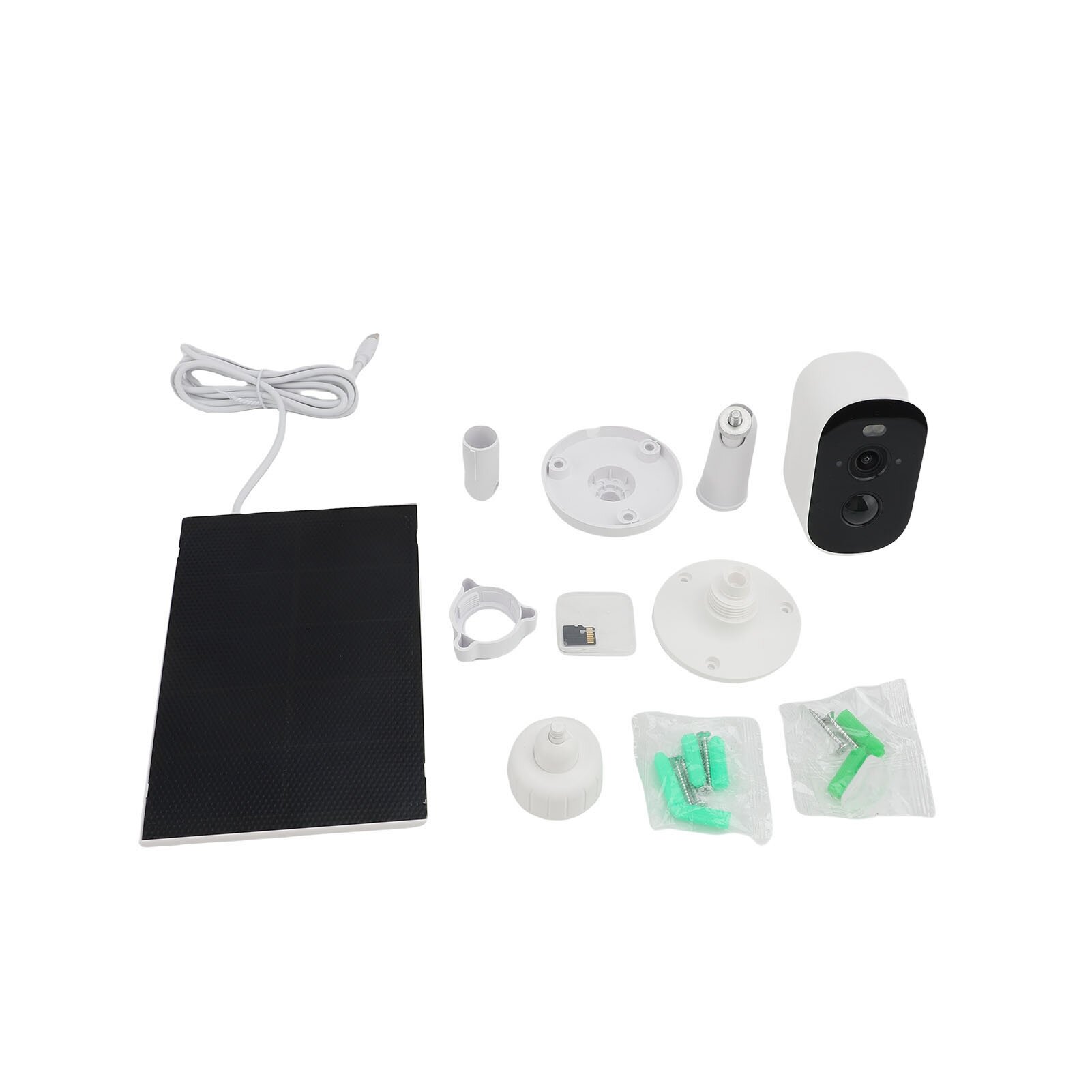 Солнечная камера видеонаблюдения 4 МП 2K 5-кратный зум, обнаружение движения, домофон в реальном времени, водонепроницаемость IP66, беспроводная связь WiFi для наружного использования, карта памяти 64 ГБ.