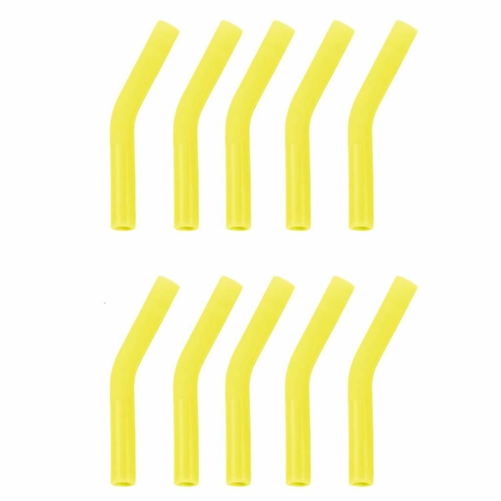 10 шт. силиконовых наконечников для металлических соломинок, подходят только для соломинок шириной 1/3 дюйма (8 мм), - 2