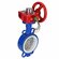 Затвор DN.ru WCB-316-PTFE-2W-Fb Ду100 Ру16, с редуктором HGBF-1