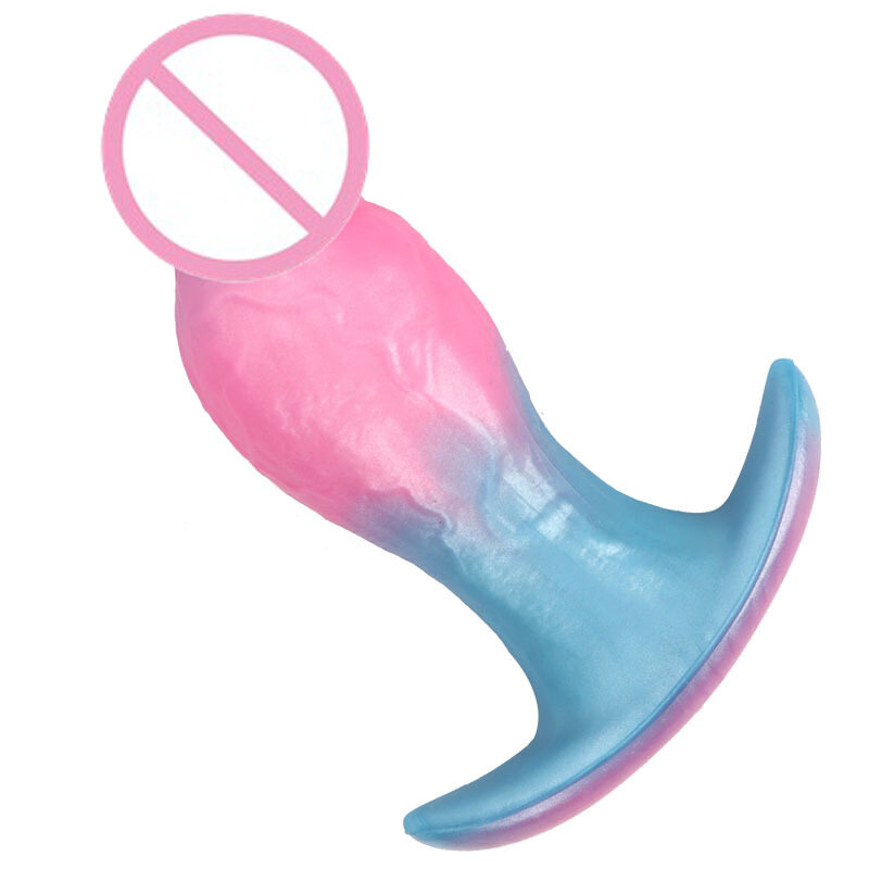 AD205 гипер-силиконовый анальный расширитель анального анала с аномальным членом в качестве оргазмической анальной игрушки