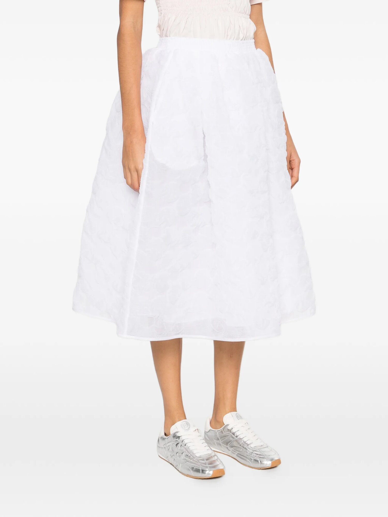 Юбка Cecilie Bahnsen, размер 8, white — фото 1