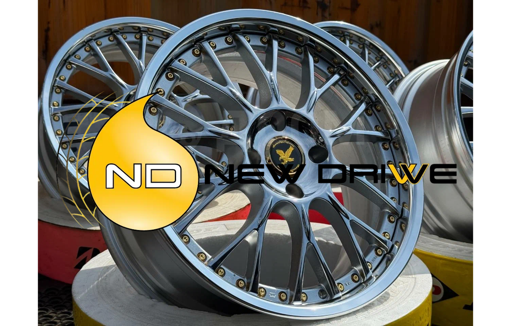 Диски автомобильные 18 Made in Japan AHP Sypress R18, 4x114.3 (7.5J, ET40) 4шт. (Оригинальные Разборные Японские диски на 18)