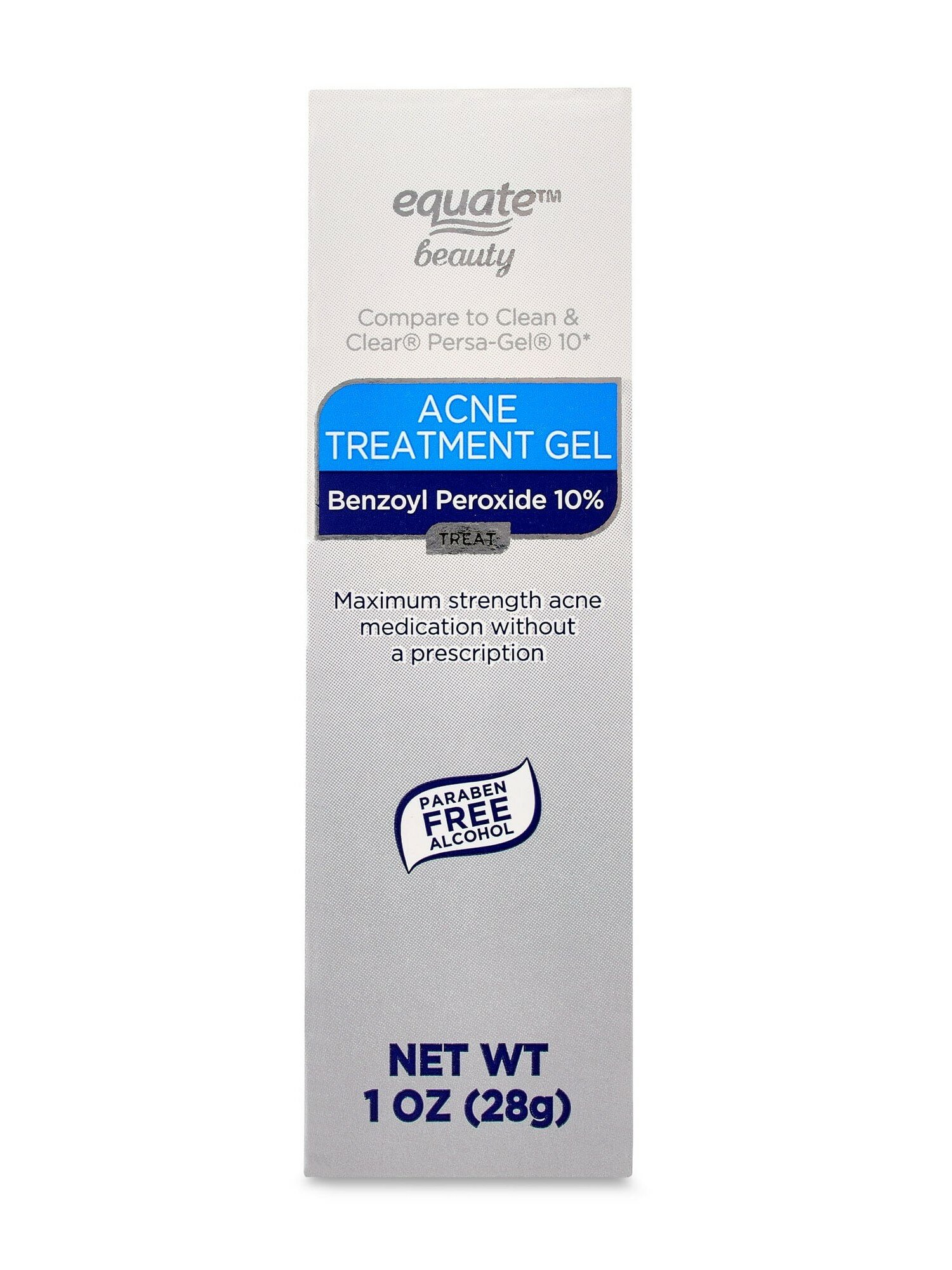 Гель от акне и прыщей Equate Beauty, Benzoyl peroxide 10%, 28 гр
