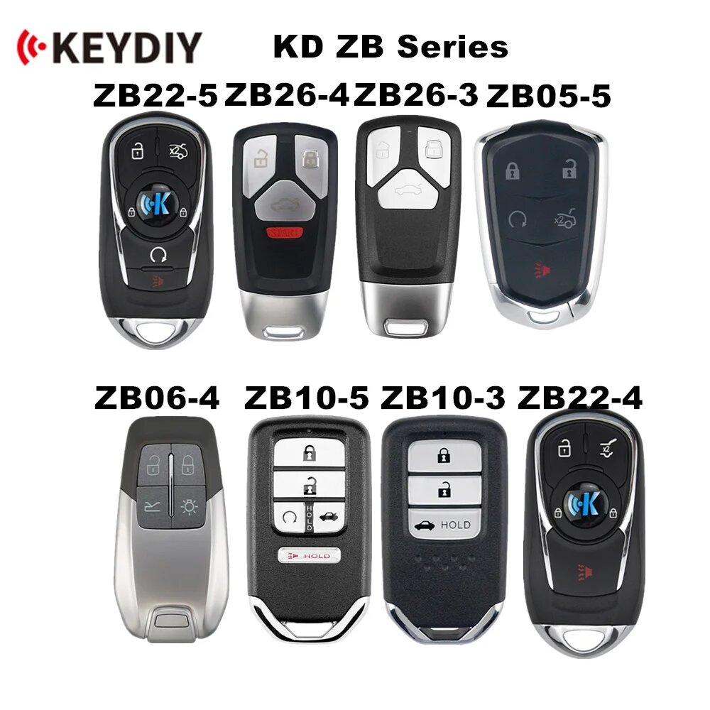 Умный ключ KEYDIY KD ZB22-5, 5 шт.