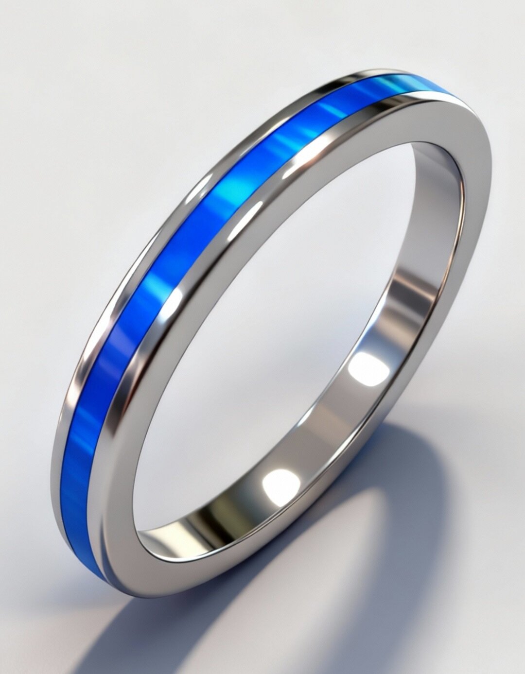 Кольцо дорожка, серебро, 925 проба, родирование, опал синтетический