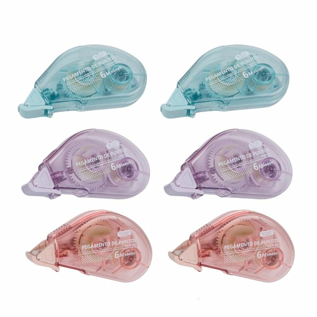 Двусторонний скотч-роллер 6мм х 6м