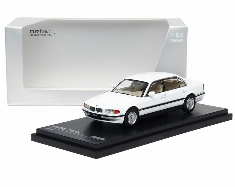 Almost Real 1:64 BMW 750il E38 White - коллекционная Premium машинка