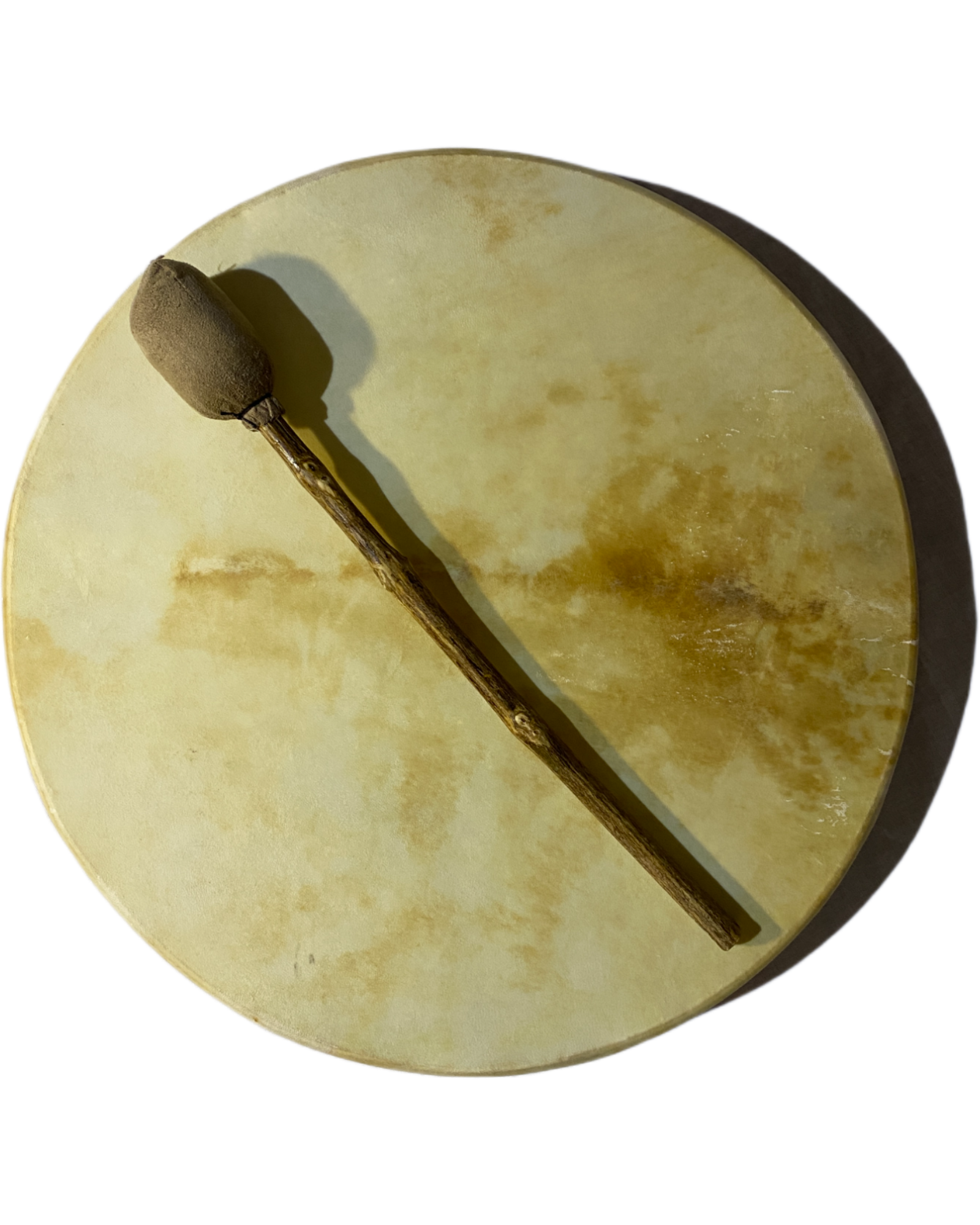 Бубен шаманский, 45см, натуральная козья кожа, влагостойкая кожа