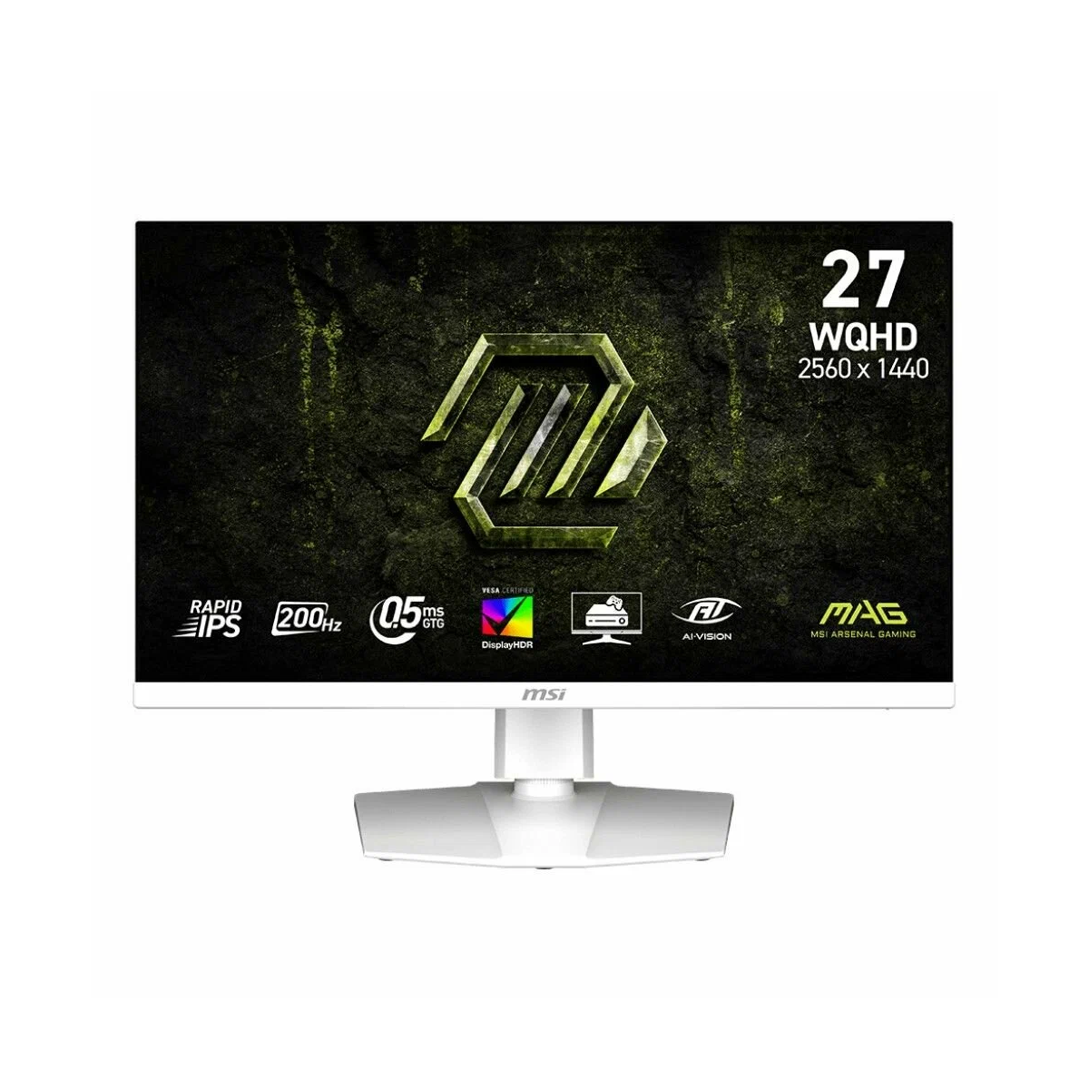 Монитор MSI MAG 274QRFW E20 (9S6-3CF99T-011) белый, 27" IPS, HDR VESA DisplayHDR 4002560x1440, 200 Гц