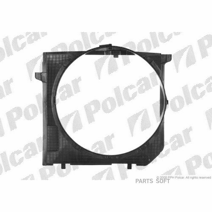 Кожух вентилятора MERCEDES 124/E-CLASS, 84-/93-96 от официального дистрибьютора, POLCAR, артикул 5014232