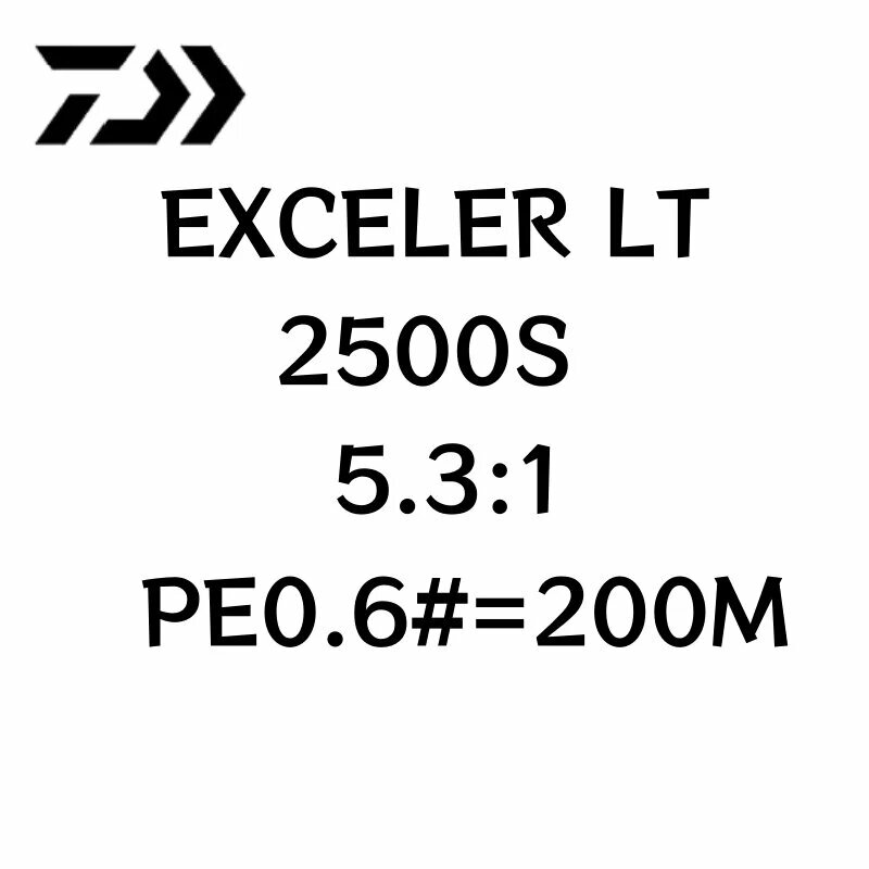 Daiwa Exceler Lt безынерционная катушка для спиннинга 2500S