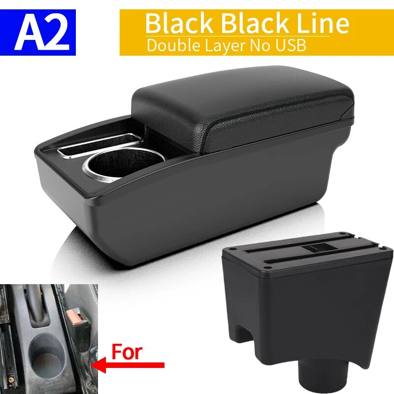 Подлокотник для Dacia Renault Sandero Logan 2, автомобильный подлокотник для Nissan Almera G15, ящик для хранения LARGUS, автомобильные аксессуары