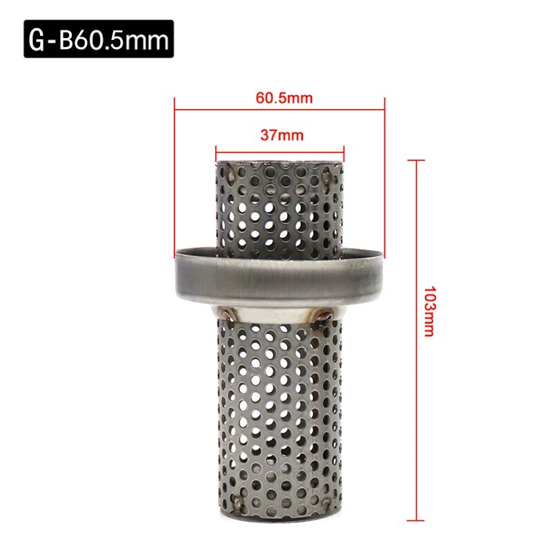 ZSDTRP 50,8 мм 60 мм универсальный передний катализатор для мотоцикла DB Killer для G-B60.5