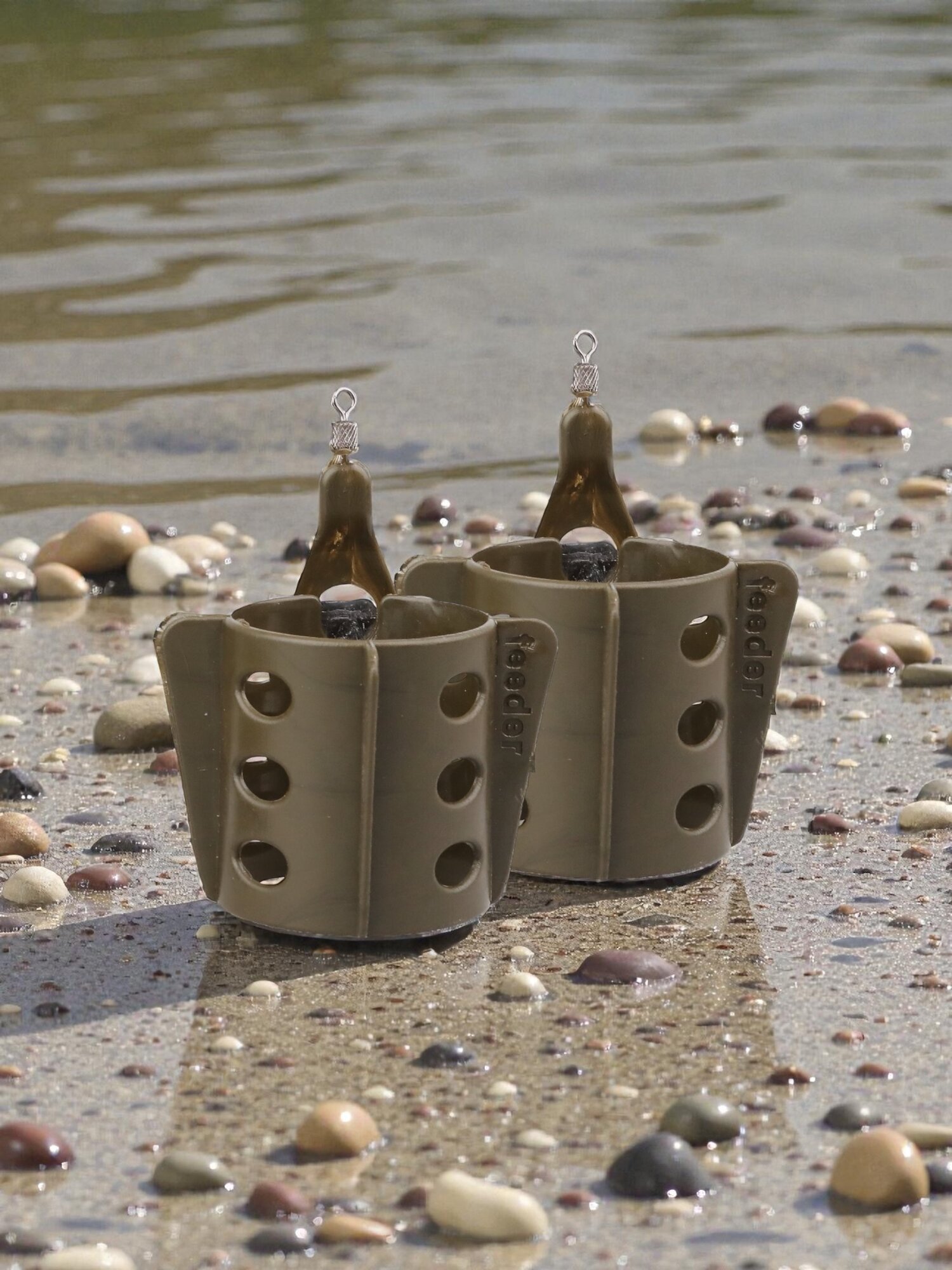 Кормушка рыболовная Mitin Спорт 20 г, для спортивной рыбалки, набор 2 шт.