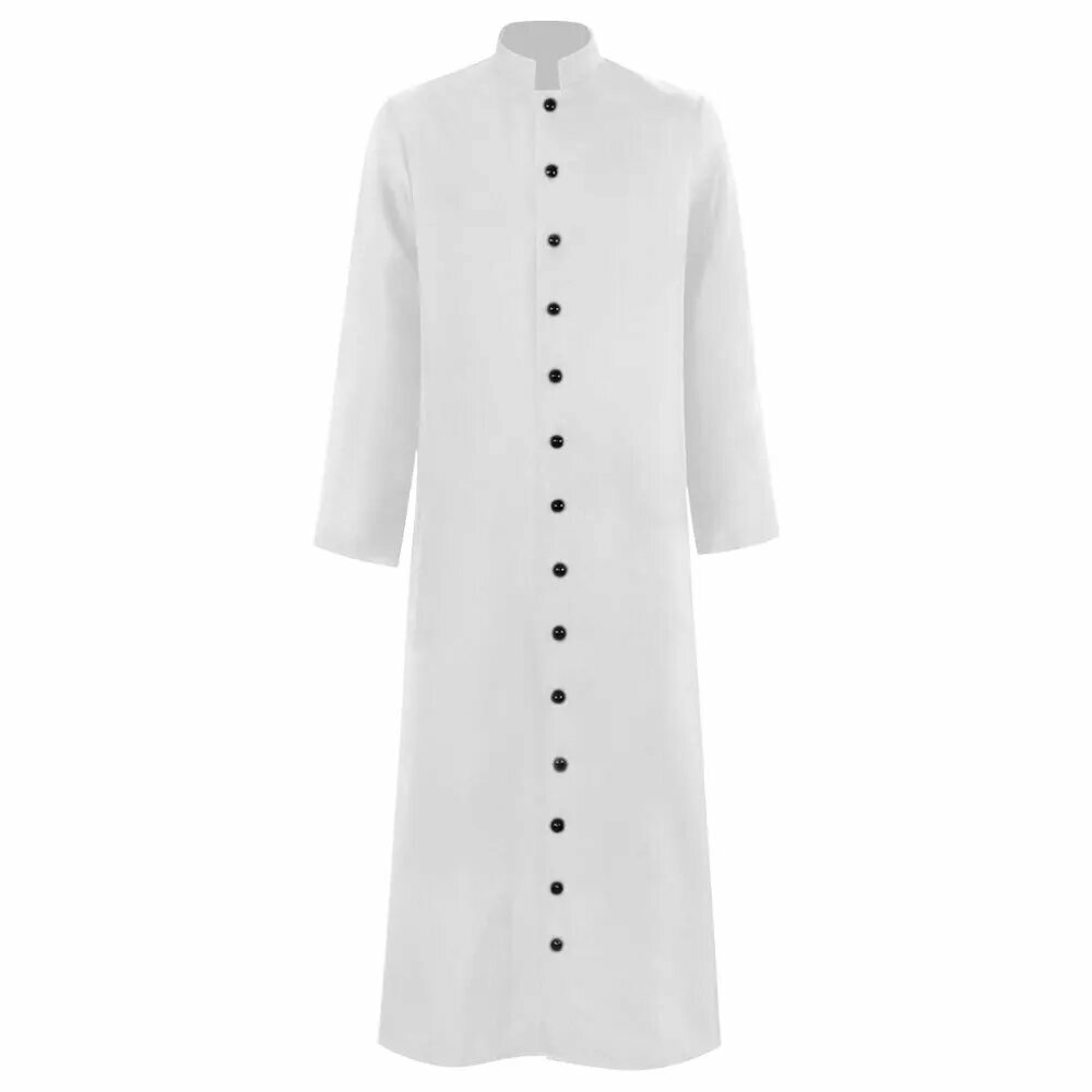 Костюм монаха для косплея Белый, L, белый