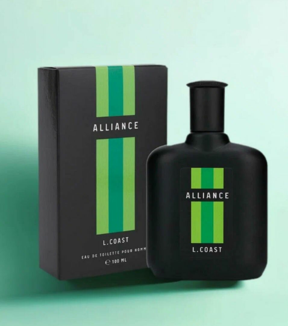 Туалетная вода Red Label Alliance L.Coast, мужской аромат, древесные, фужерные ноты
