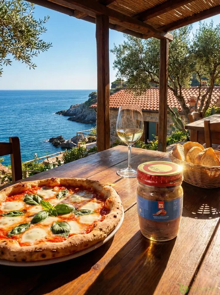 Филе анчоуса MIKELE, в подсолнечном масле, натуральный продукт, стеклянная банка