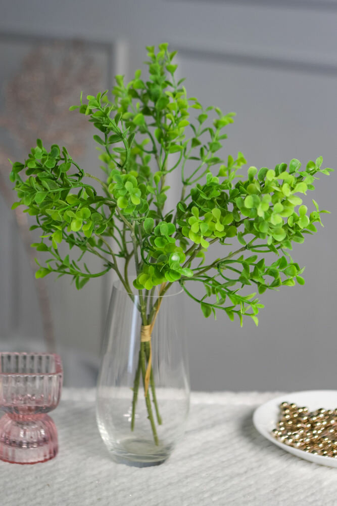 Букет из искусственных веток эвкалипт цинерея, пластик, 32 см, Edelman 1108764